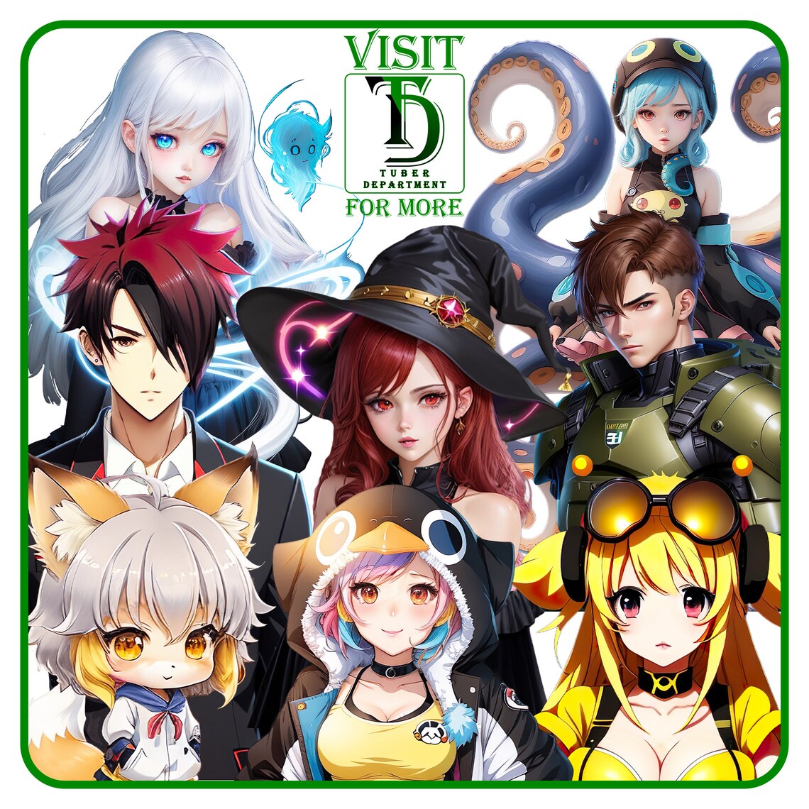 Frog Pngtuber / 1 Expressions / 2D Model With 4 PNG for - Etsy