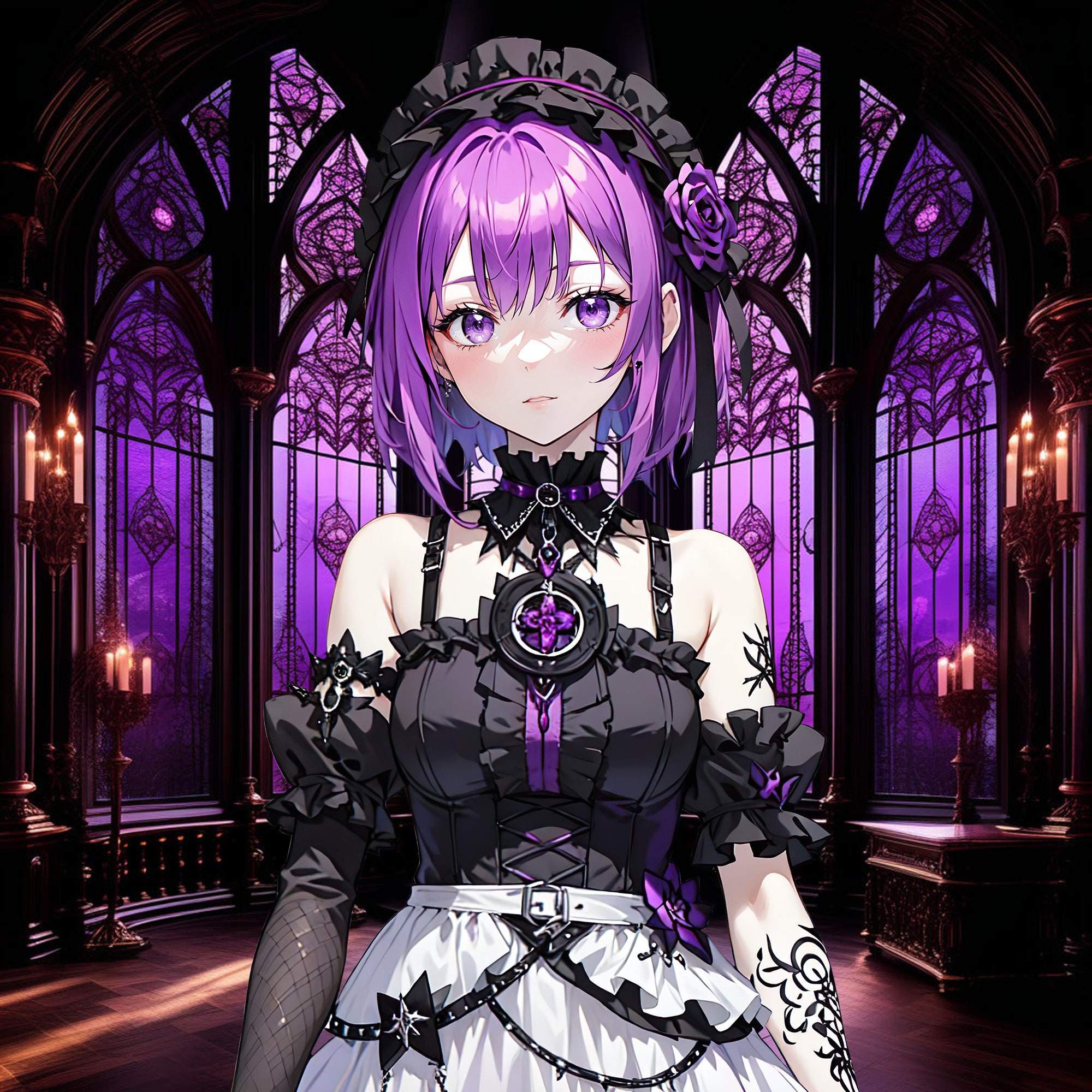 Gothic Maid Pngtuber 5 Expression Pngtuber Girl, Stream Avatar, Stream ...