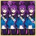 Purple Chibi Pngtuber , 4 Expressions , Chibi Pngtuber , Chibi Goth ...