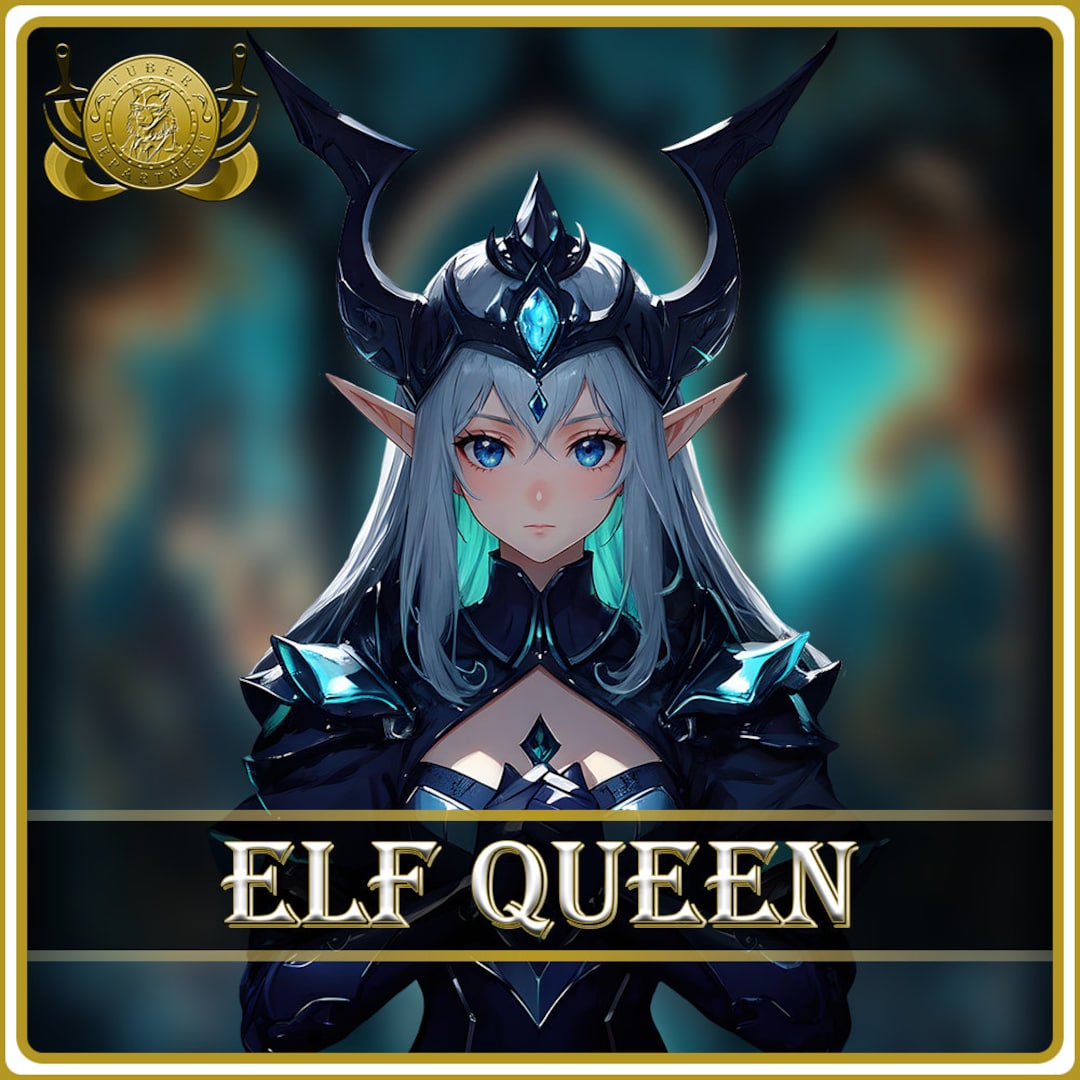 Elf Queen Pngtuber , 4 Expression , Elf Pngtuber , Elf Girl Pngtuber ...