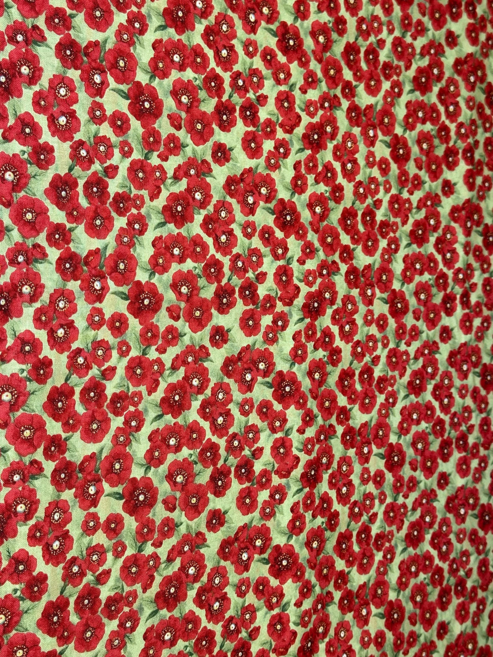 Susan Winget Fabric “packed Poppy” - 2 Yards - Etsy