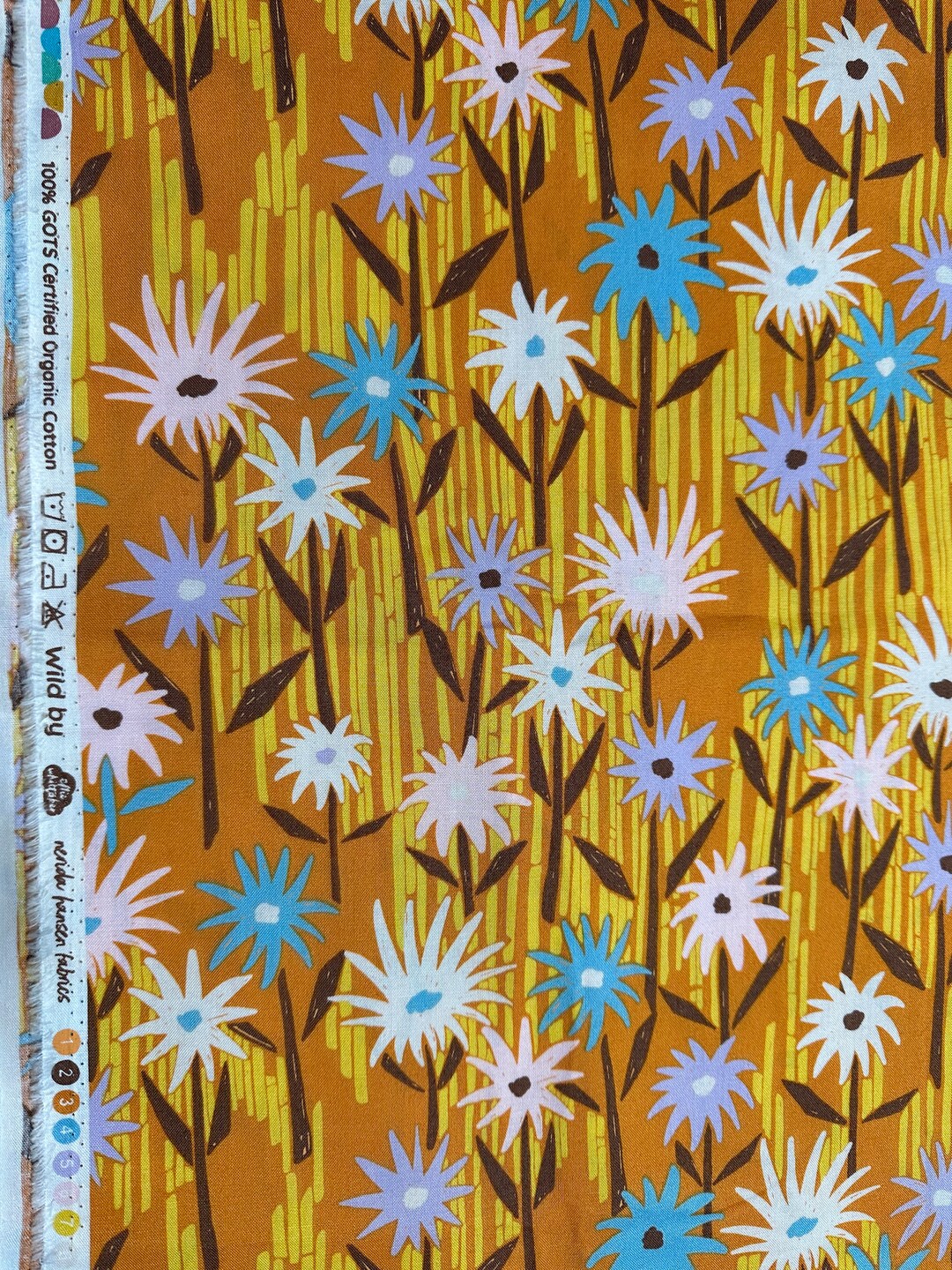 Nerida Hansen Fabric “wild” - 2 Yards - 100% Organic Cotton - Etsy