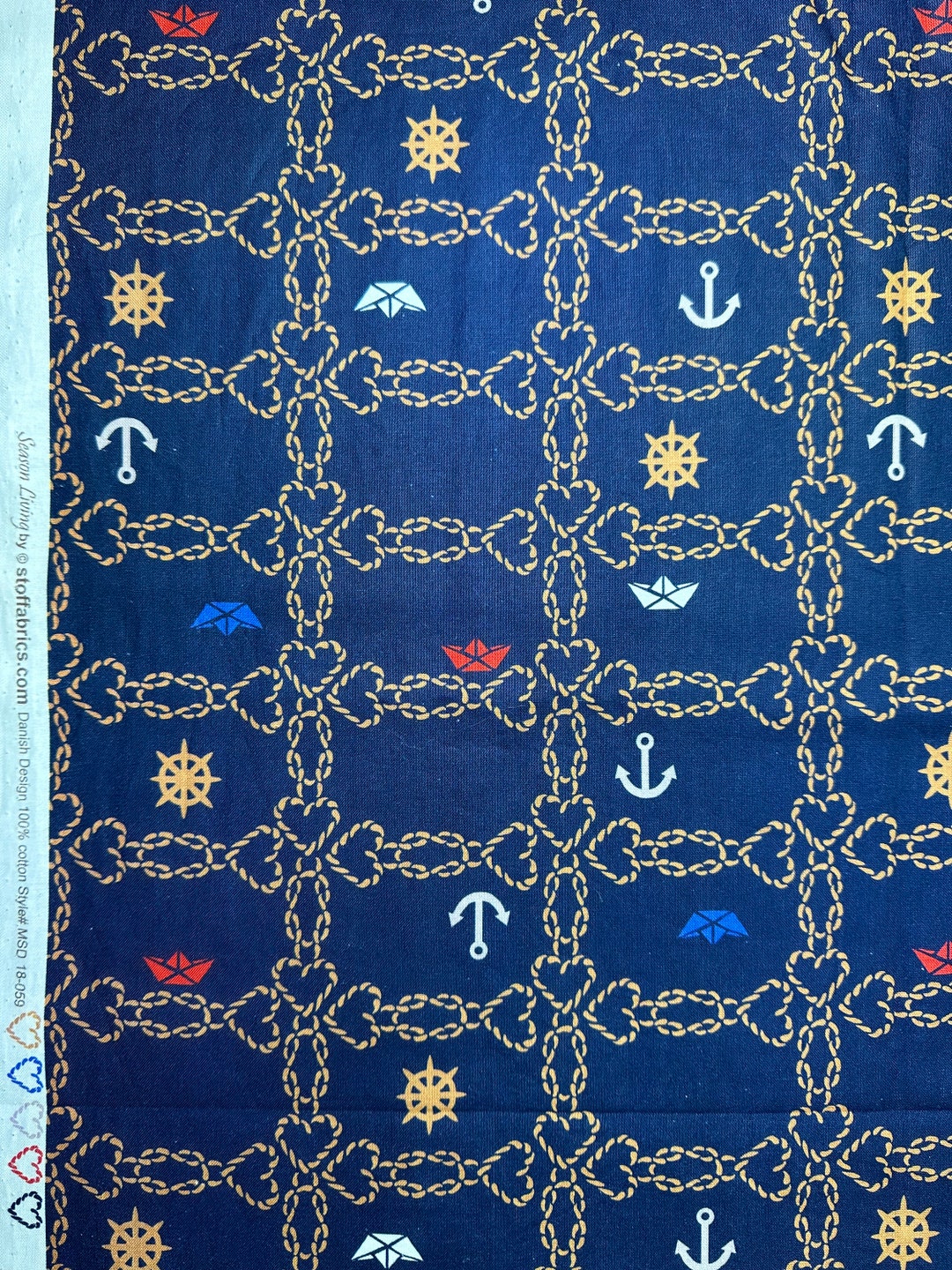 Stof Fabric “season Living” - Danish Designs Fabric - 1 Yard - Etsy