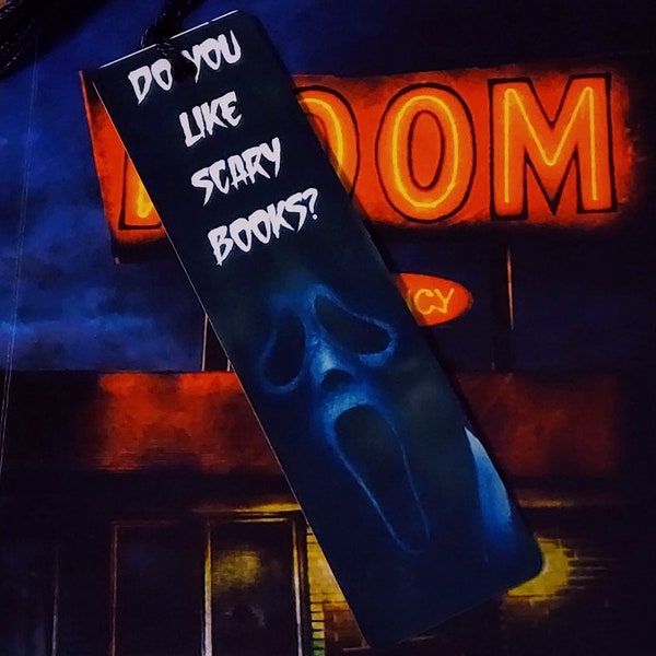 Ghostface Bookmark - Etsy