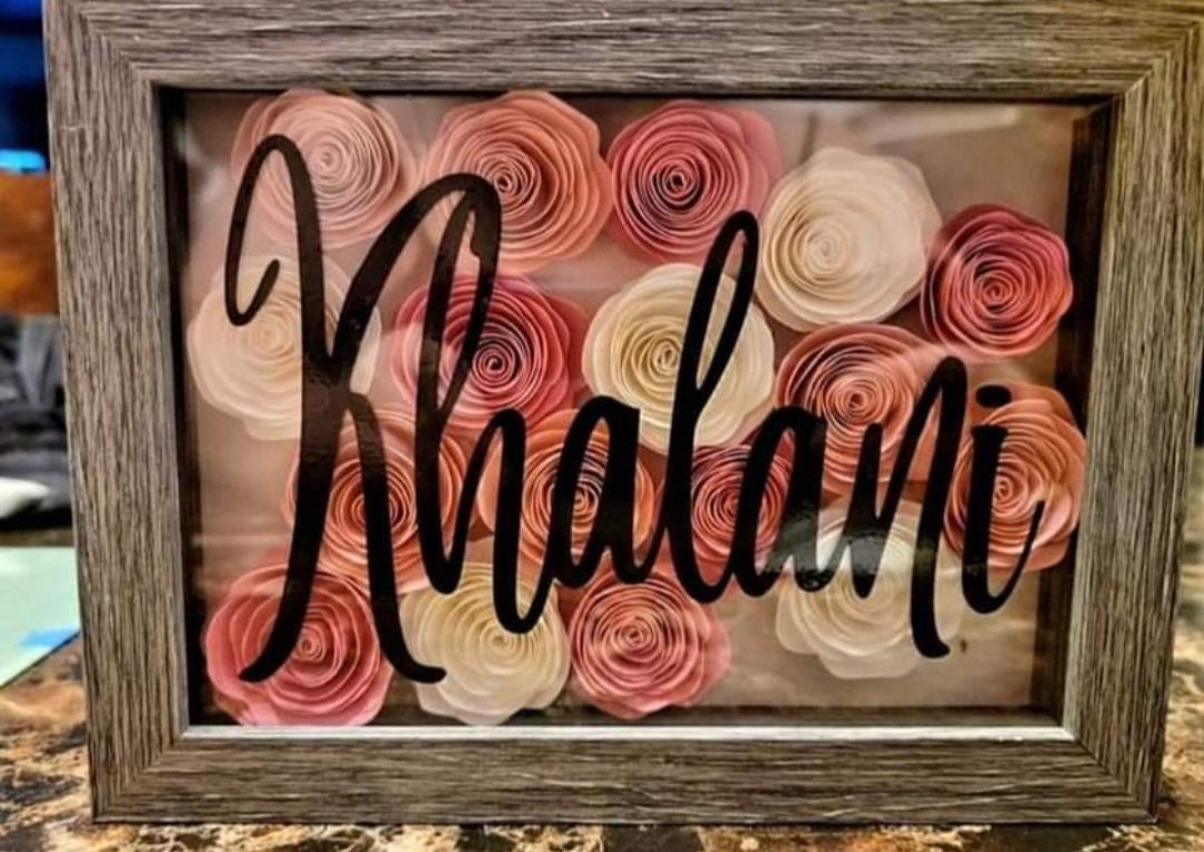 Name Shadow Boxes - Etsy