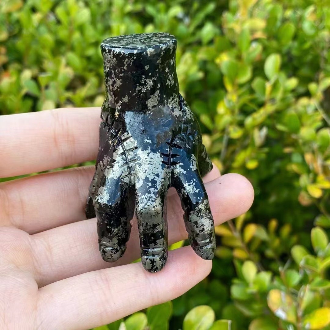 Hand Carved Crystal Quartz Broken Hand: Healing Home Decor (2.4") - Etsy