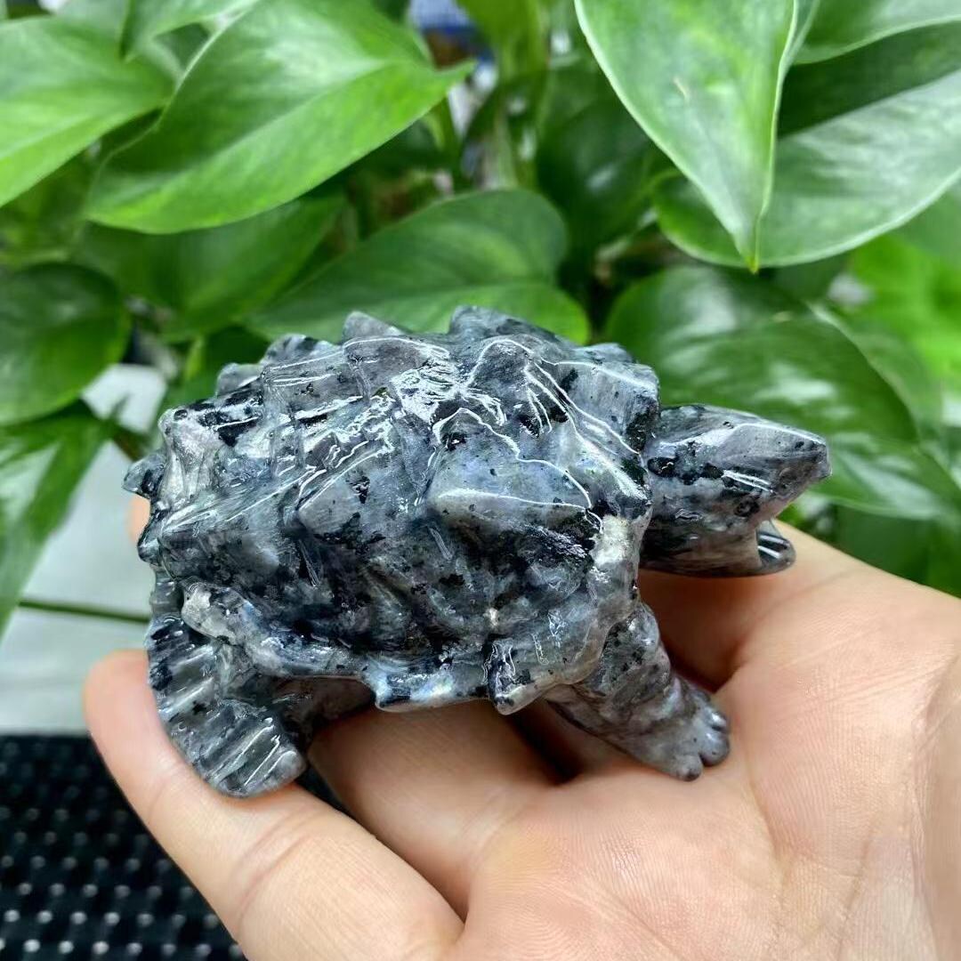 Natural Crystal Snapping Turtle,hand-carved Snapping Turtle,quartz ...