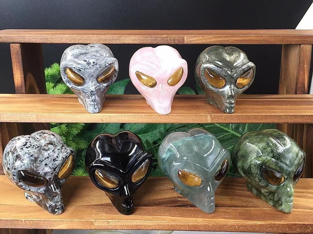 Crystal Alienware Carved：healing Energy Decor,crystal Gift - Etsy