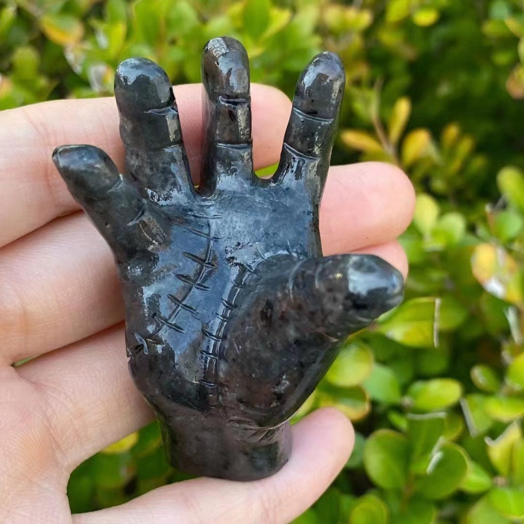 Hand Carved Crystal Quartz Broken Hand: Healing Home Decor (2.4") - Etsy