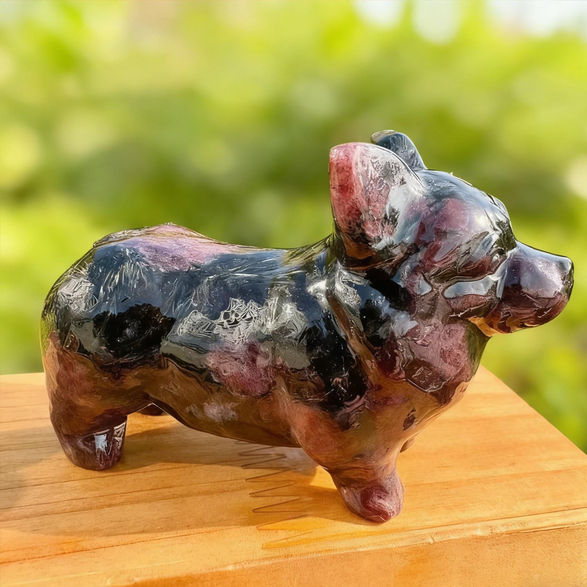 Crystal Corgi Carving: Natural Quartz Reiki Healing Decor,crystal Gifts ...