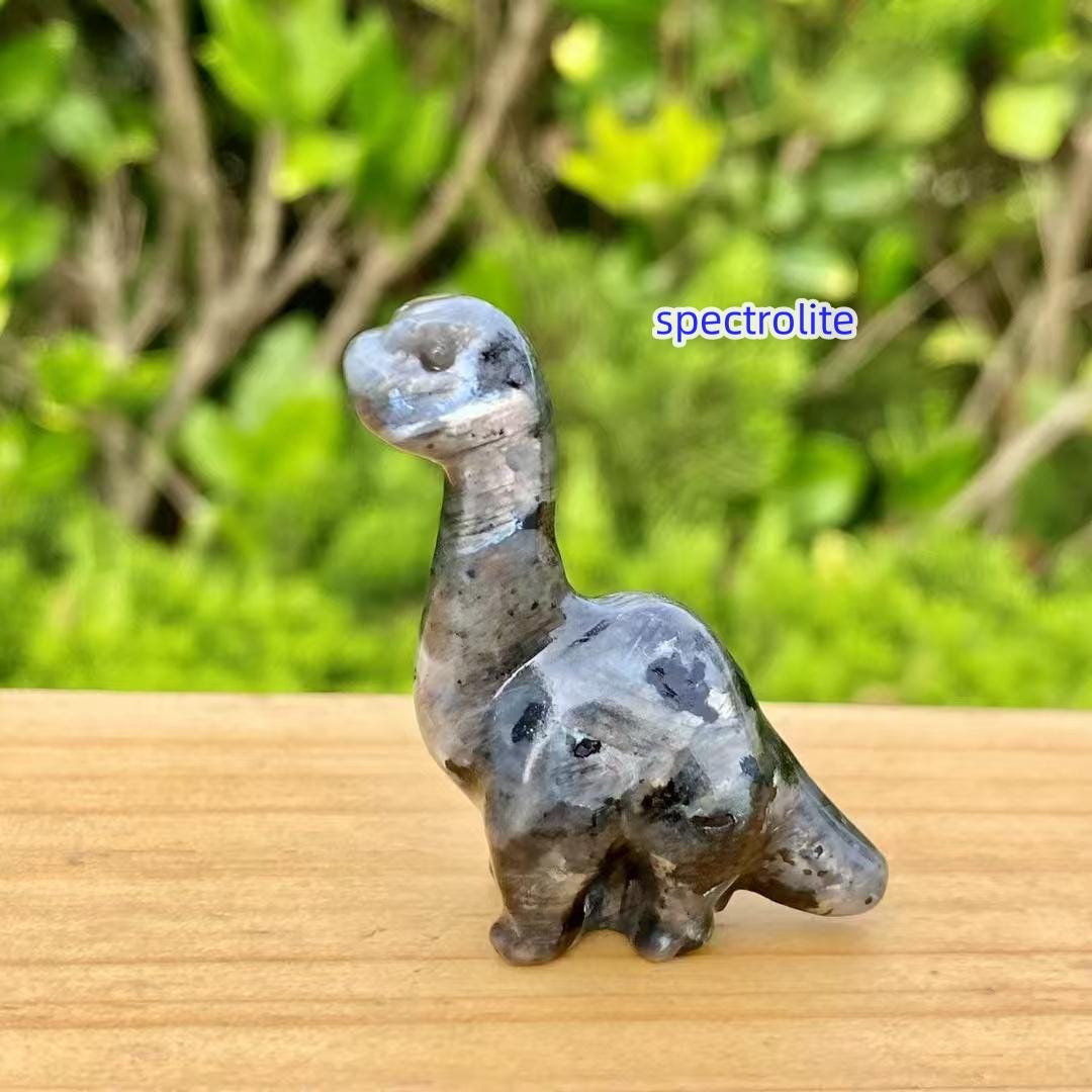 Natural Crystal Dinosaur Carving: Reiki Healing Decor - Etsy