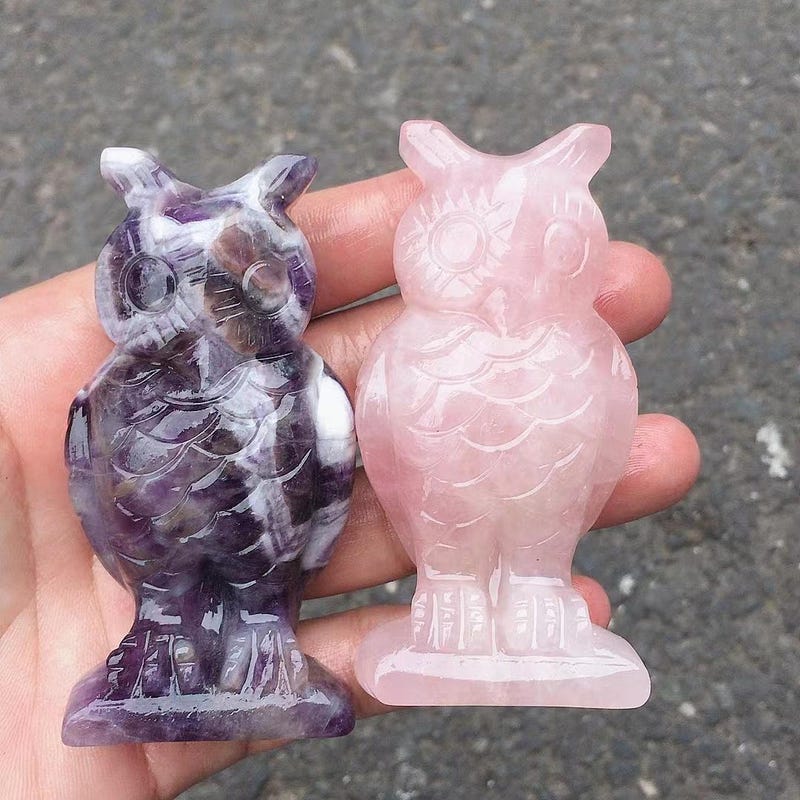 Crystal Owl - Etsy