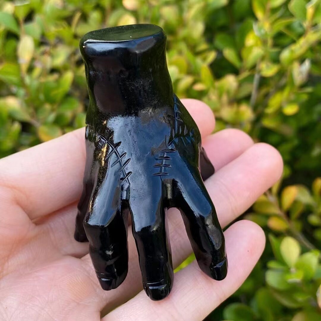 Hand Carved Crystal Quartz Broken Hand: Healing Home Decor (2.4") - Etsy