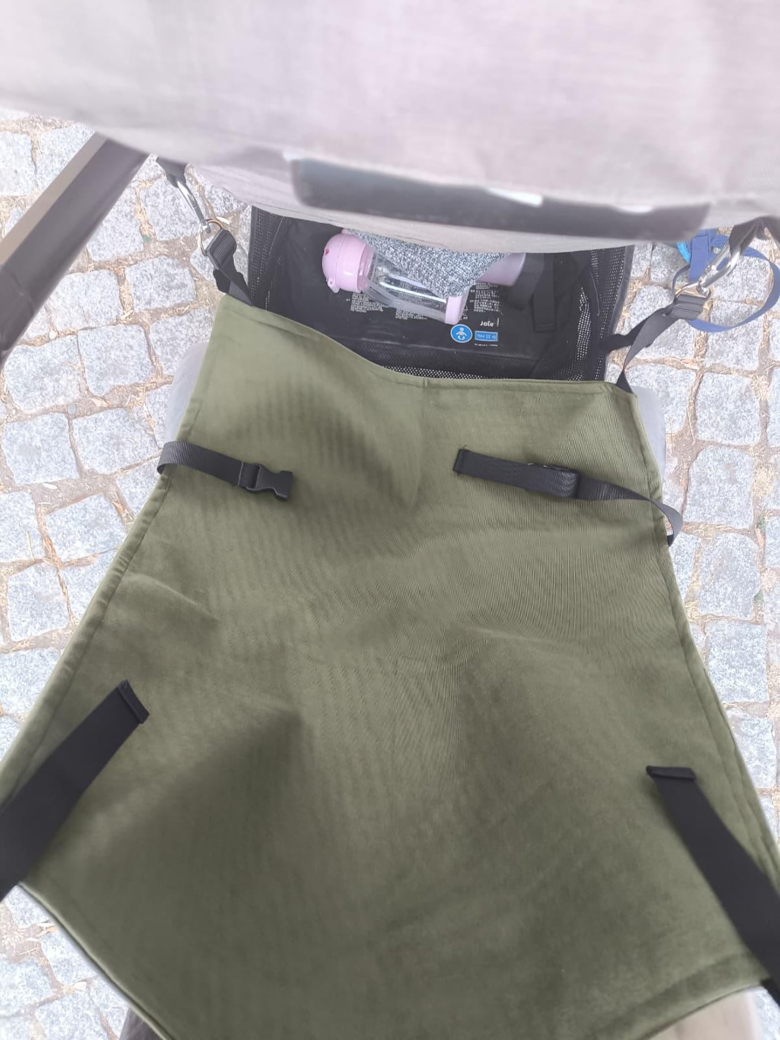Stroller Accessories-stroller Hammock-carabiner- Organizer–soft Fabric ...