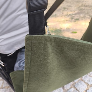 Stroller Accessories-stroller Hammock-carabiner- Organizer–soft Fabric ...