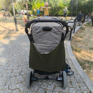 Stroller Accessories-stroller Hammock-carabiner- Organizer–soft Fabric ...