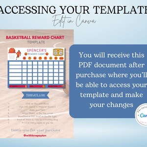 Editable Chore Chart, Printable Chore Chart, Kids Rewards Chart ...