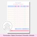 Editable Chore Chart, Printable Chore Chart, Kinds Chart Printable ...