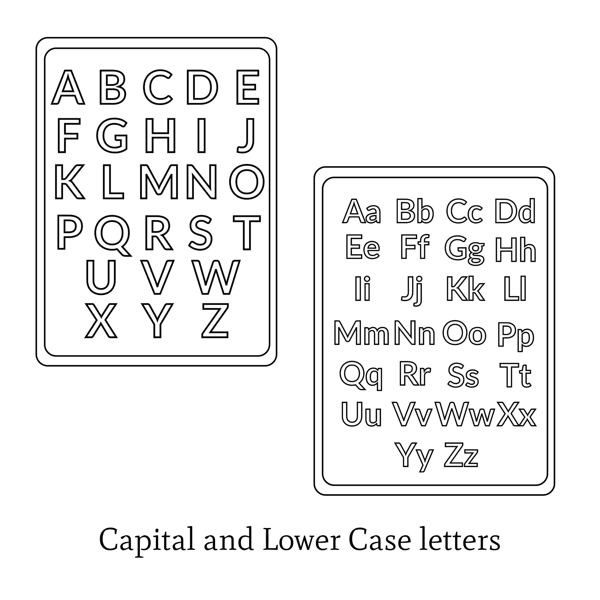Alphabet Coloring Sheets, Printable, Kids, Coloring, Coloring Pages ...
