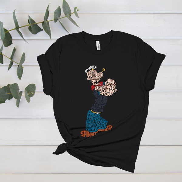Popeye Spinach Shirt - Etsy
