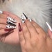 Cruella Deville Nails - Etsy