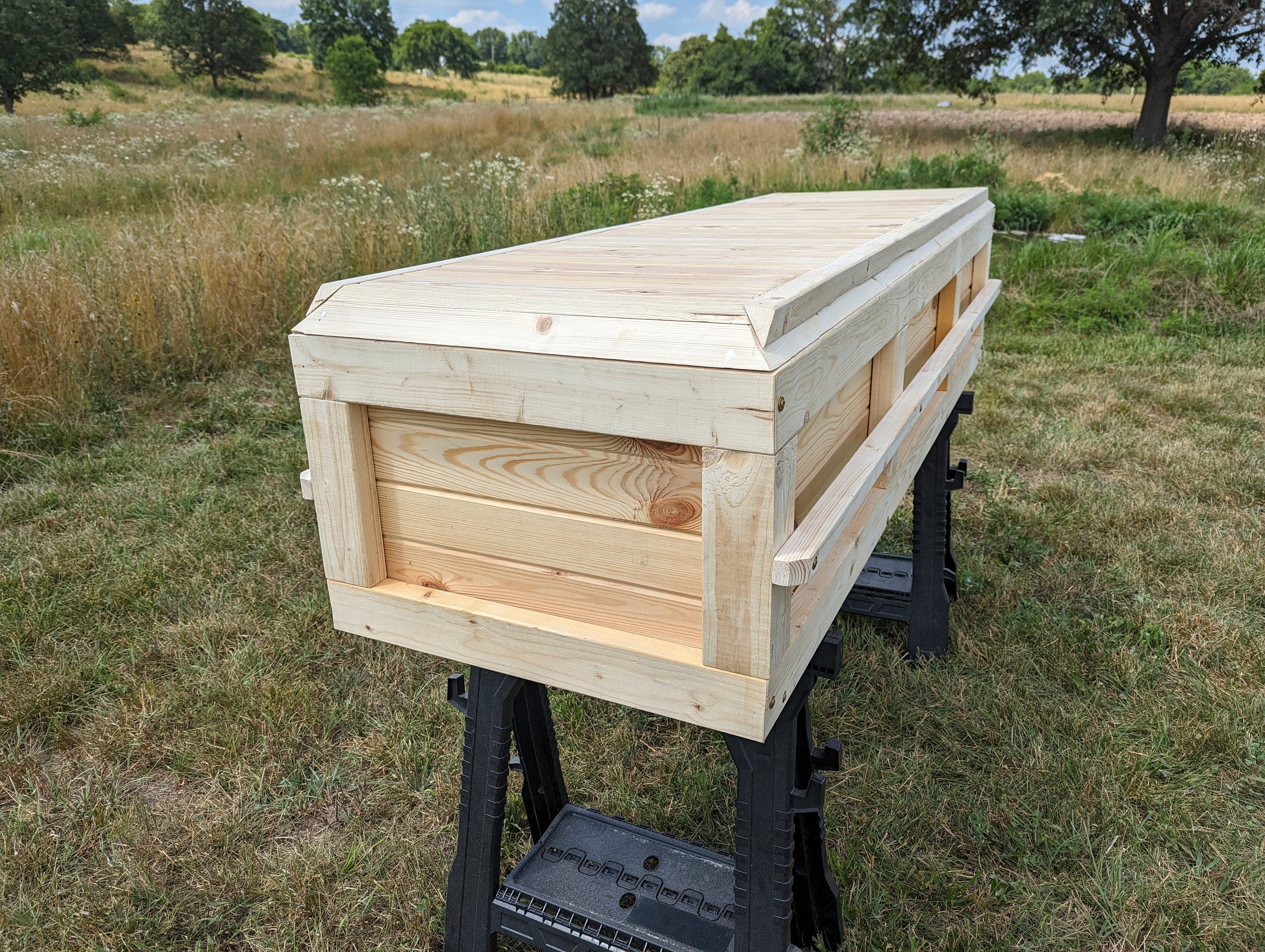 Eco Friendly Carpenter Pine Wood Casket for for Burial or Cremation - Etsy