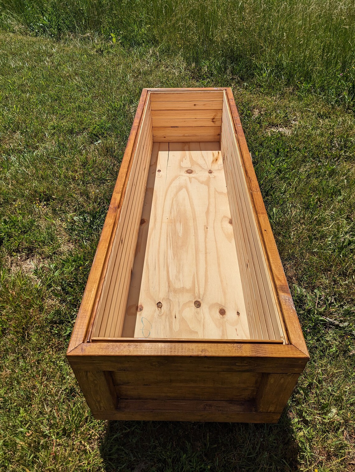 Handcrafted Custom Wood Coffin for Burial and Funeral - Etsy