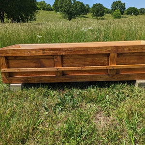 Handcrafted Custom Wood Coffin for Burial and Funeral - Etsy