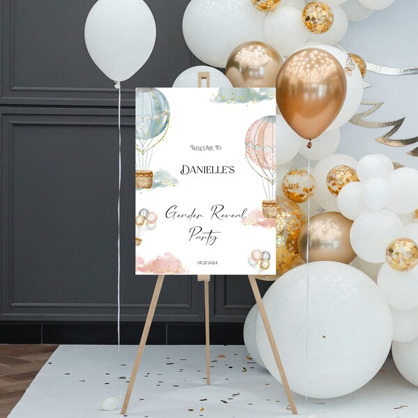 Hot Air Balloon Welcome - Etsy