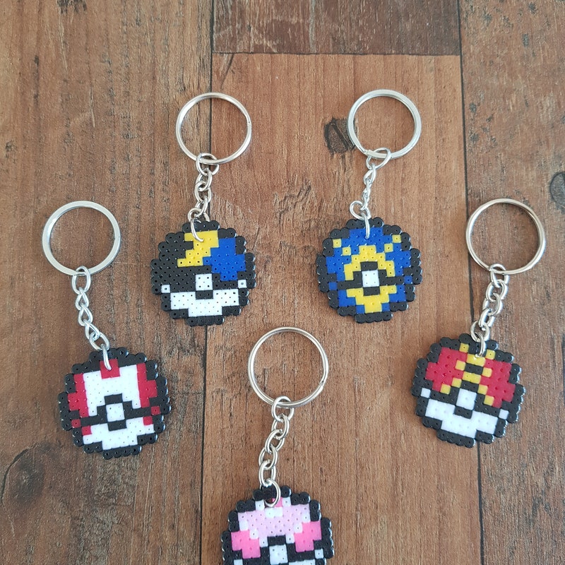 Pokeball Fuse Beads - Etsy