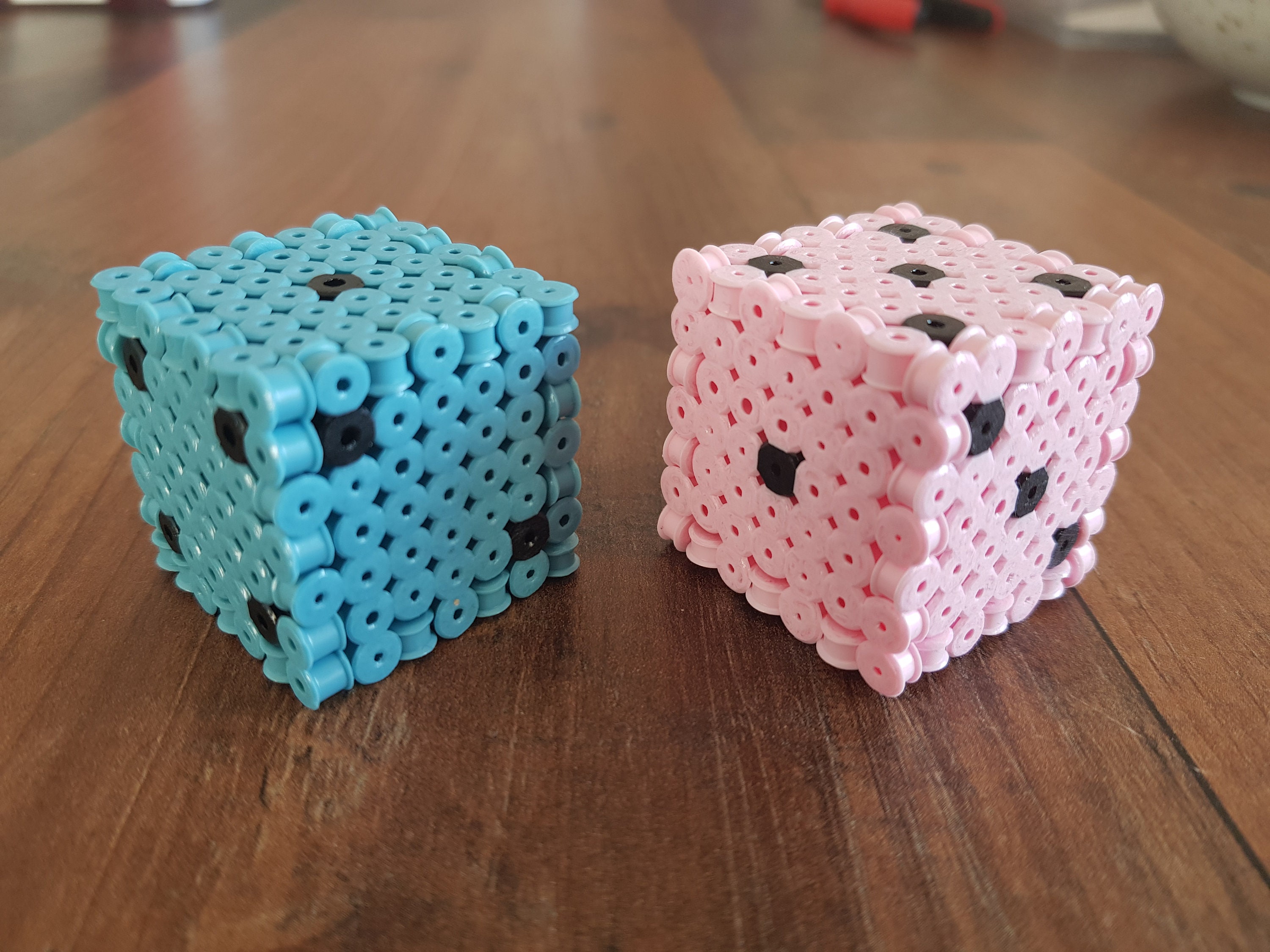3d Perler Bead Dice