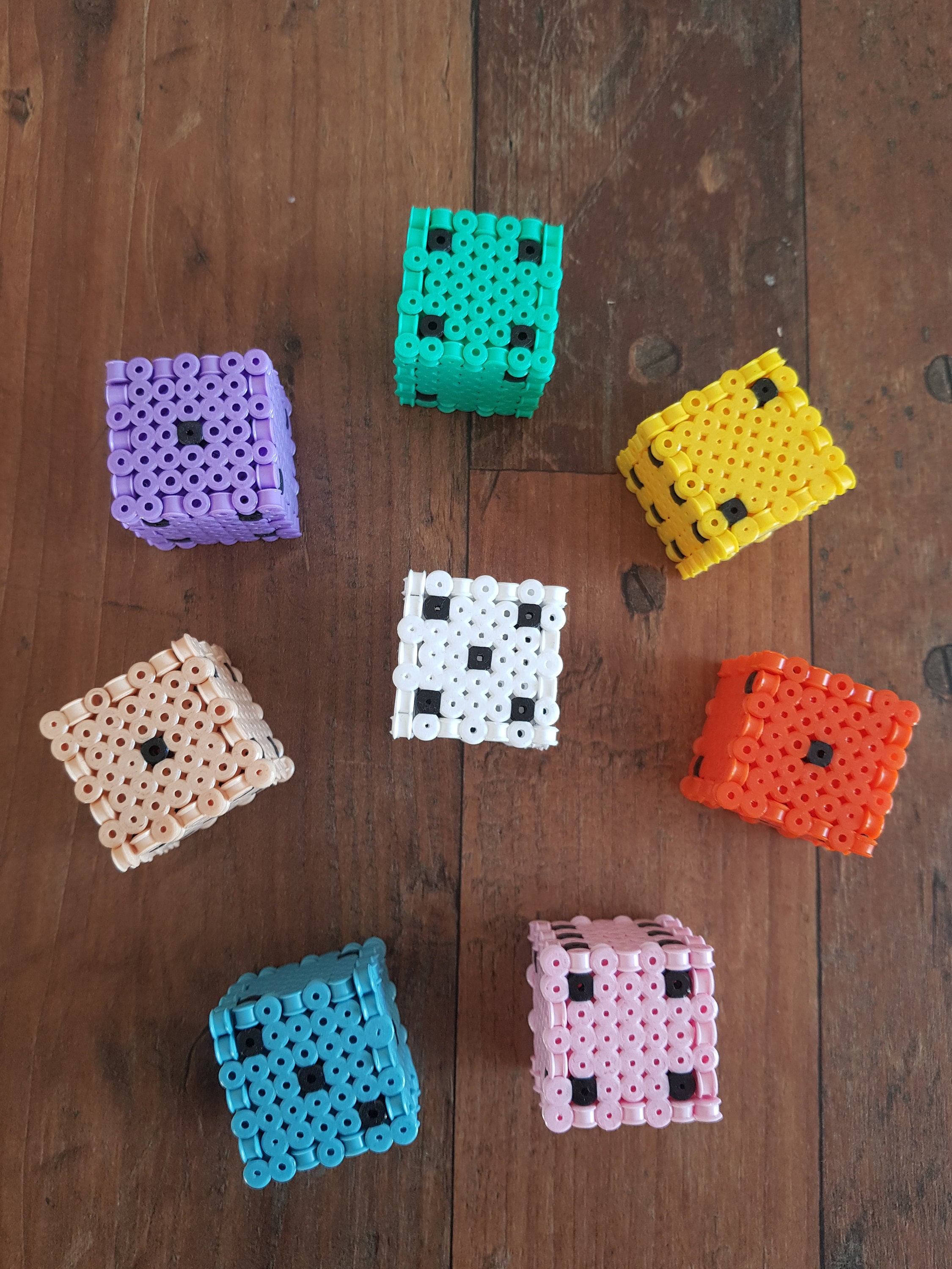 3d Perler Bead Dice