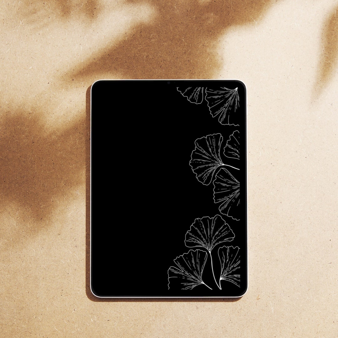 Simplistic B&W Poppy Flowers Custom Design Screen Saver for Kindle ...