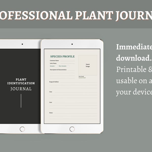 Plant Identification Cards - Etsy