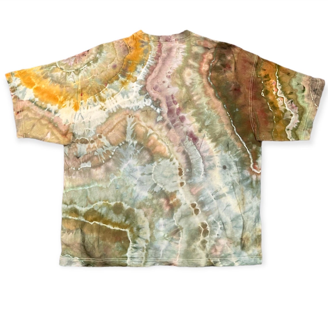 LARGE Natural Organic Geode Tie Dye Adult Unisex Handmade - Etsy