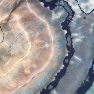 Natural Organic Geode Reverse Tie Dye, Adult Women’s Handmade T-shirt ...