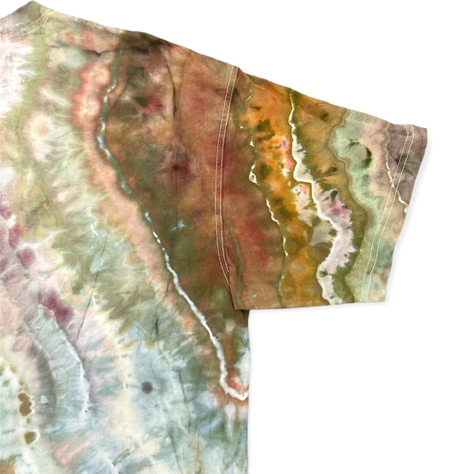 LARGE Natural Organic Geode Tie Dye Adult Unisex Handmade - Etsy