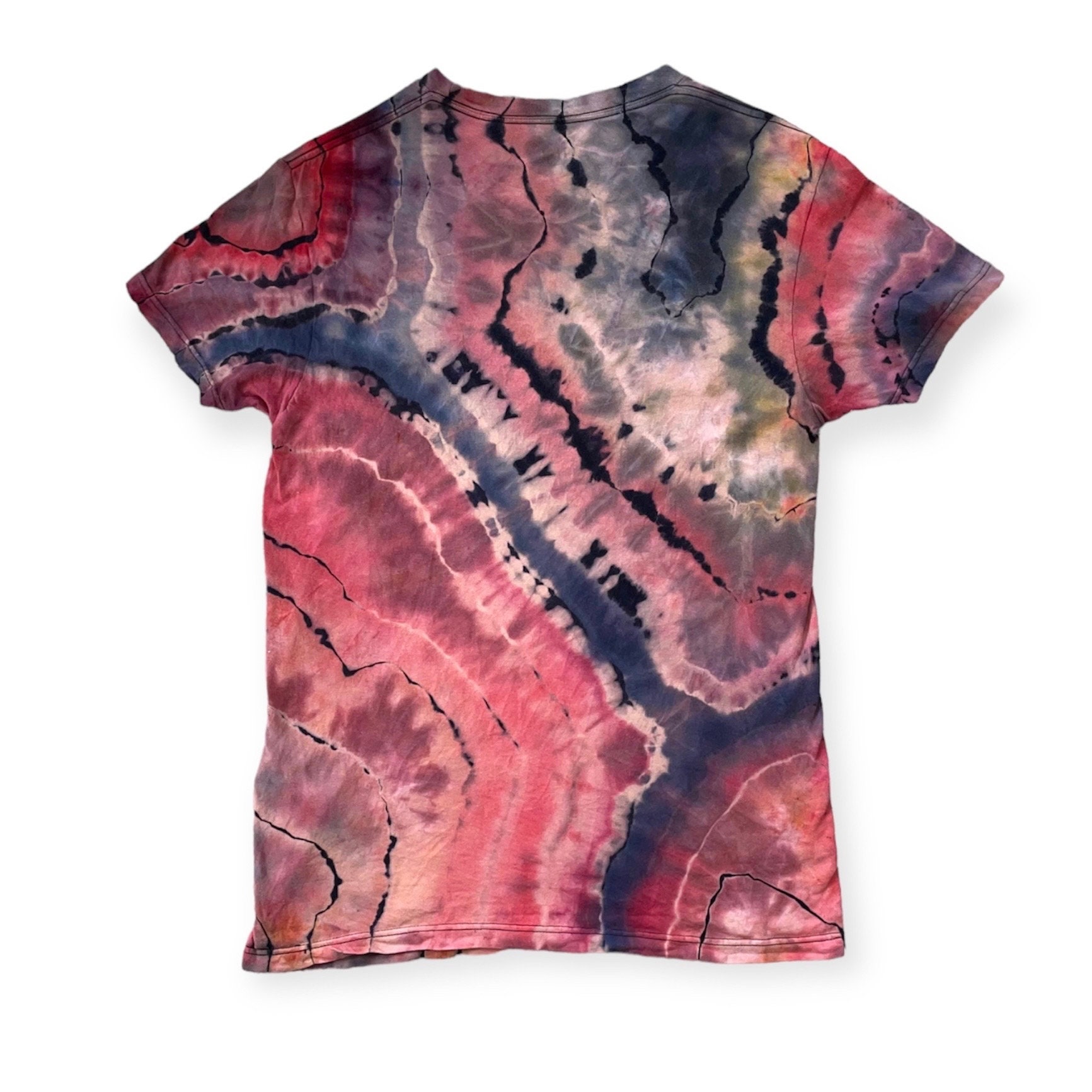 MEDIUM Geode Reverse Tie Dye Adult Unisex Handmade T-shirt - Etsy