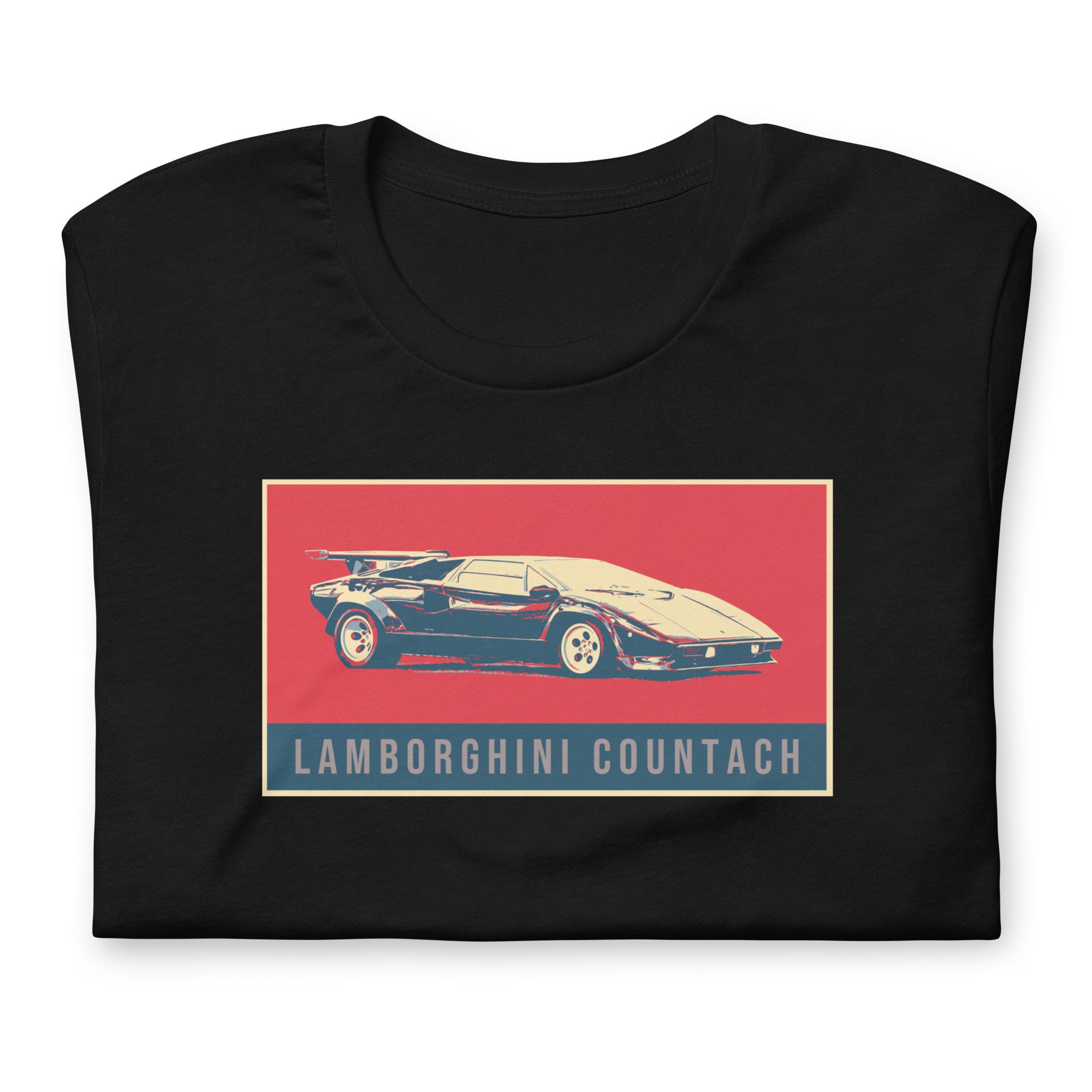 Lamborghini Countach Classic Car Homage Unisex T-shirt - Etsy