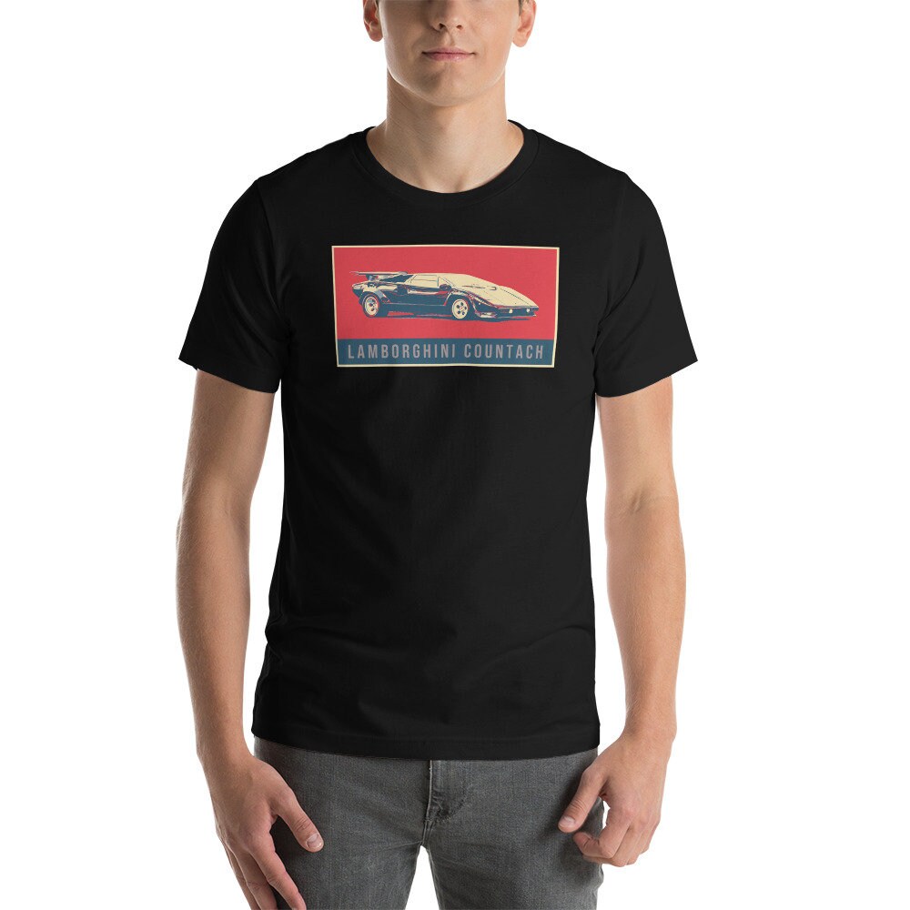 Lamborghini Countach Classic Car Homage Unisex T-shirt - Etsy