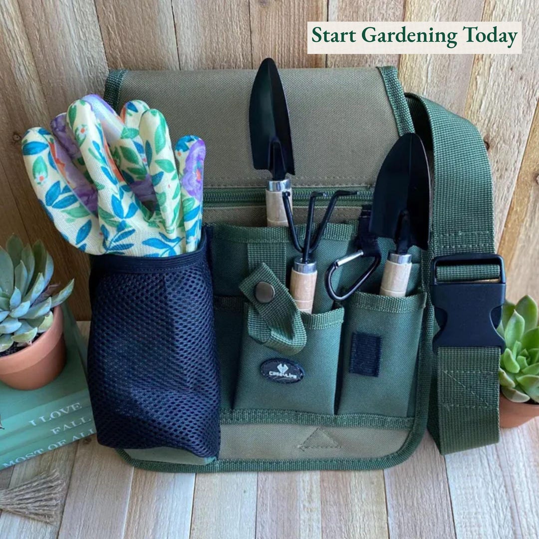 Beginner Gardening Kit With Tools Apron and Gloves Garden Starter Kit ...