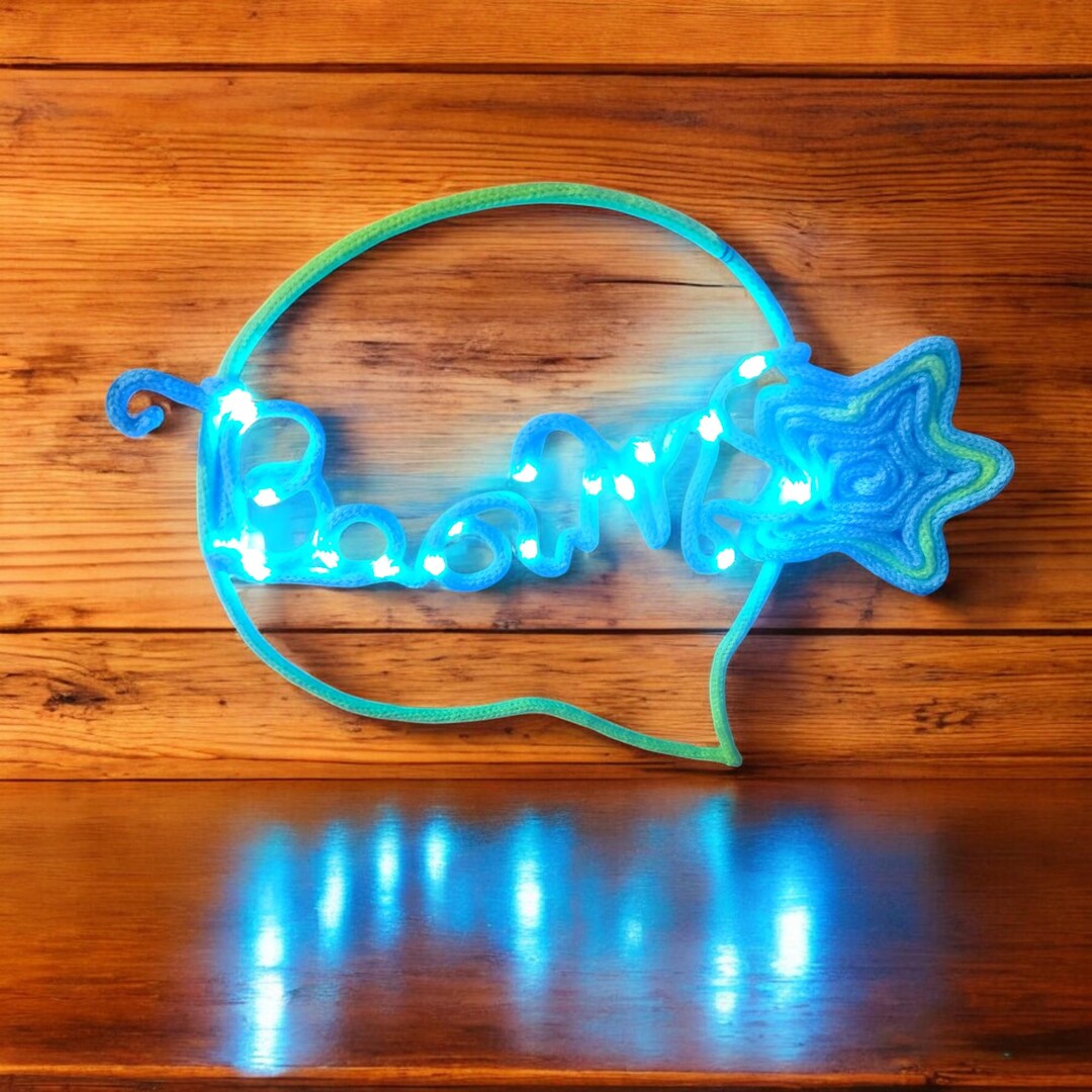 Personalized Tricotin Led Name Sign. - Etsy