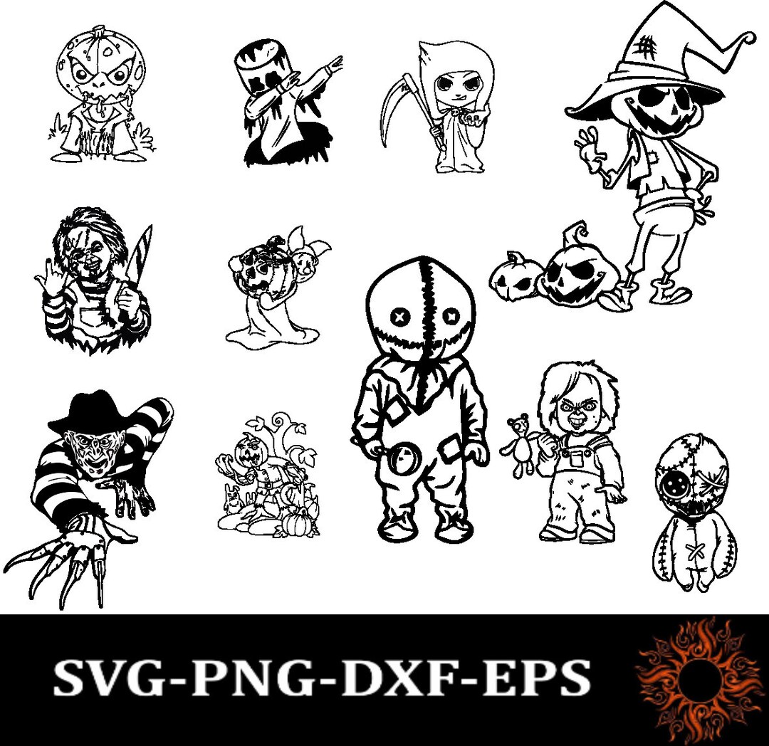 Horror SVG Bundle | Halloween Horror | Horror Friends | Horror ...