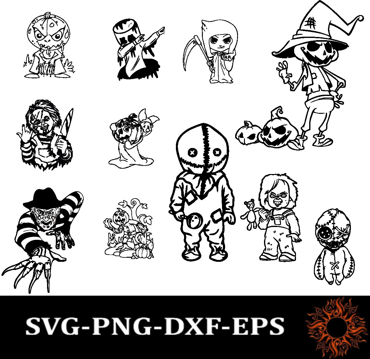 Horror SVG Bundle | Halloween Horror | Horror Friends | Horror ...