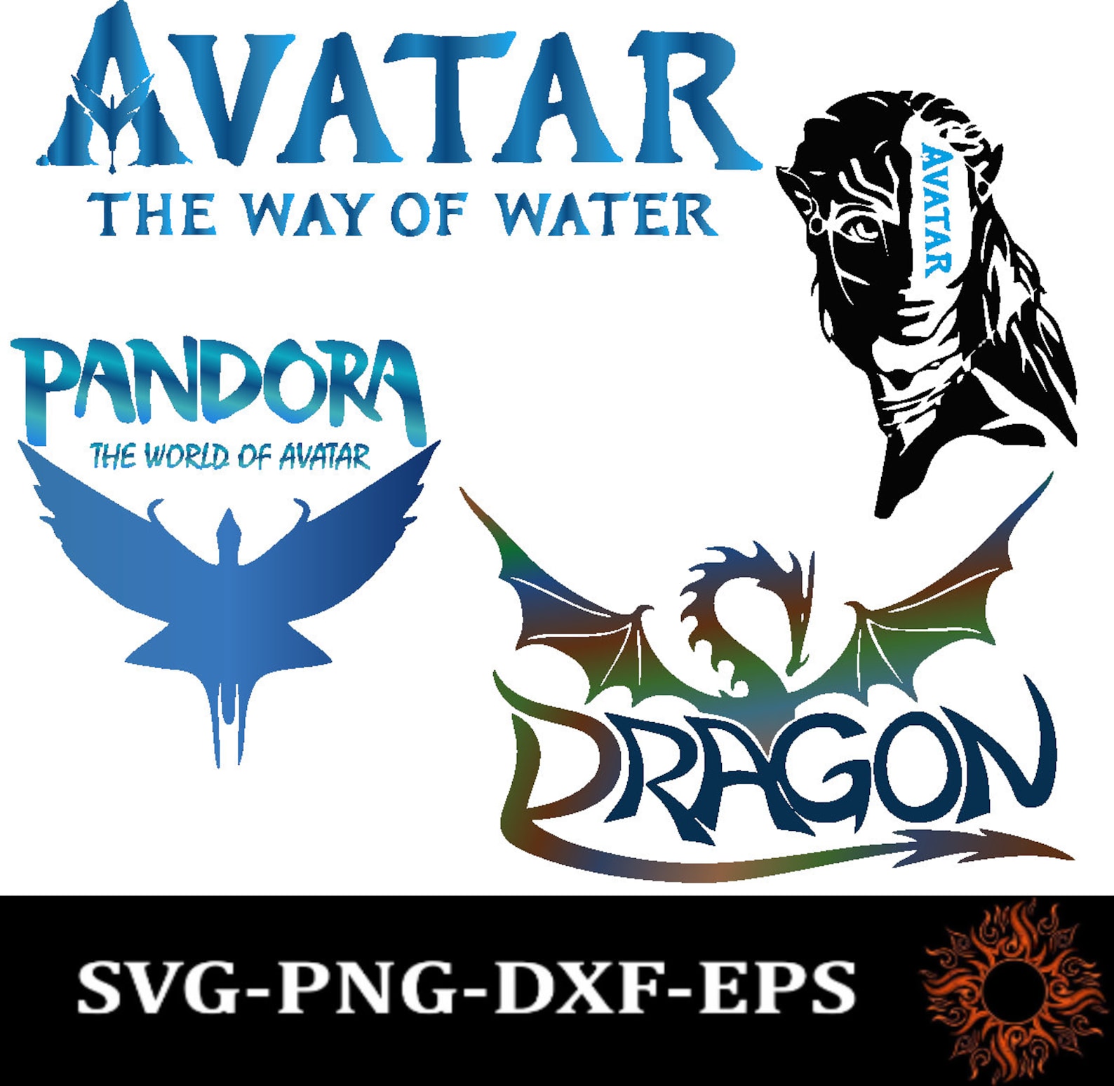 AVATAR SVG || PANDORA Avatar Svg || Banshee Svg || Avatar 2 Svg ...