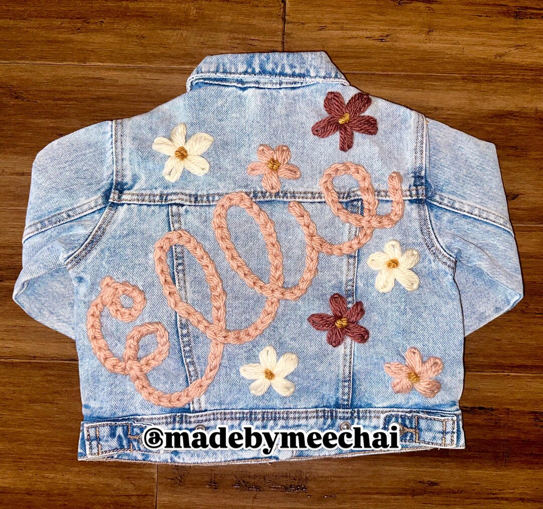 Custom Denim Baby Toddler Jacket - Etsy