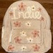 Hand Embroidered Name and Design Backpack - Etsy