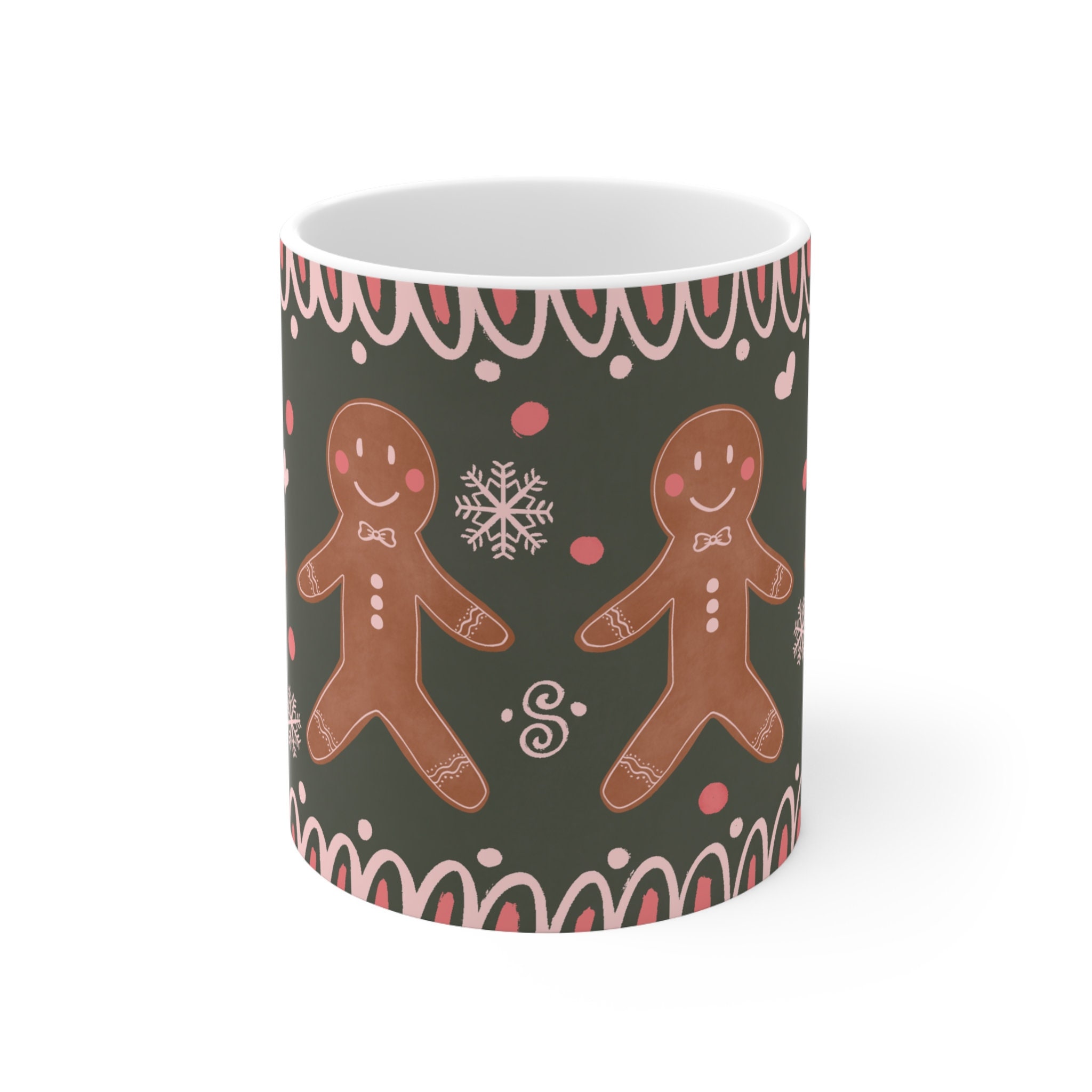 Gingerbread Mug Christmas Mug Christmas Gift Gingerbread - Etsy