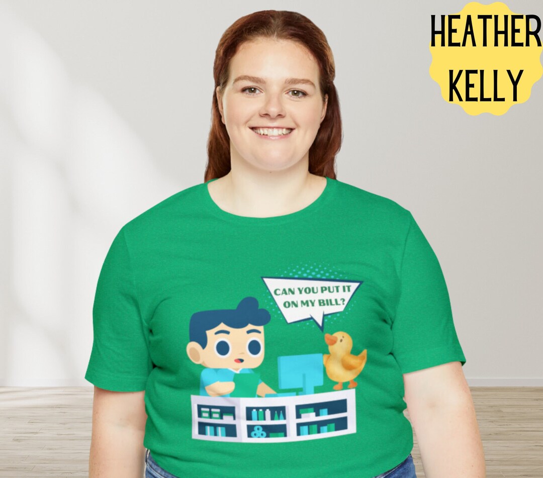 Put It ON MY BILL, Cashier Shirt, Cashier Gift, Tshirt With Funny ...