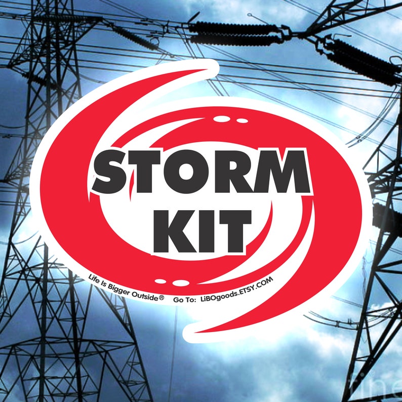 Storm Kit-hurricane Sticker - Etsy